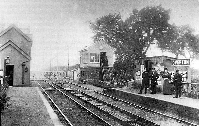 Overton Station (c.1912) | PETERBOROUGH IMAGES ARCHIVE